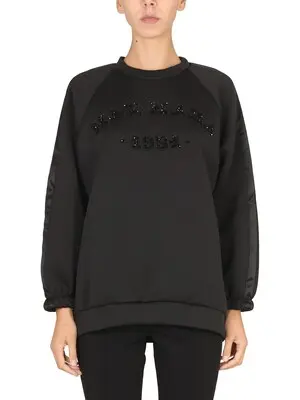 Max Mara Sweatshirt With Rhinestone Embellishment