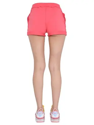 Moschino Teddy Inside Out Shorts - Fuchsia