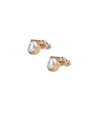 FERRAGAMO Earrings With Pearls And Gancini