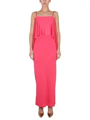 TOM FORD Dress With Ruffles - Fuchsia