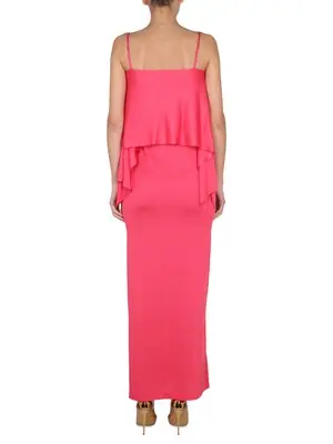 TOM FORD Dress With Ruffles - Fuchsia
