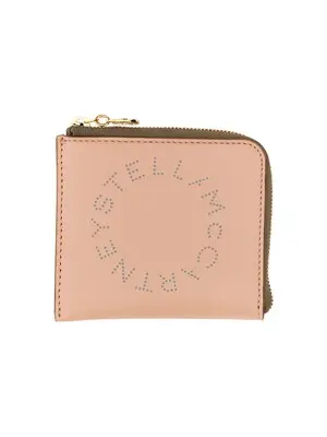 Stella McCartney Zipped Wallet Powder