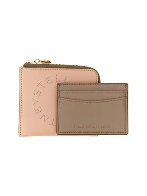 Stella McCartney Zipped Wallet - Powder