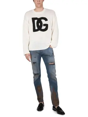 Dolce & Gabbana Skinny Fit Jeans - Multicolour