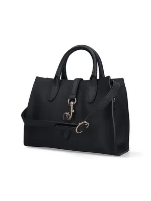 TOD'S Medium Gg Monogram Tote Bag - Black