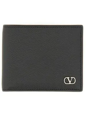 Valentino Garavani Leather Wallet - Black