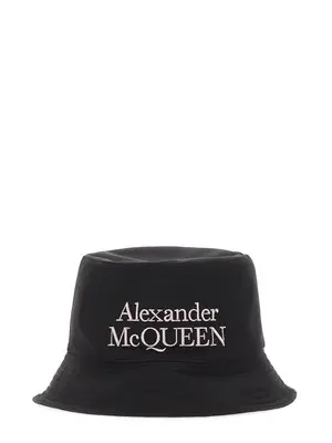 Alexander McQueen Reversible Bucket Hat - Black
