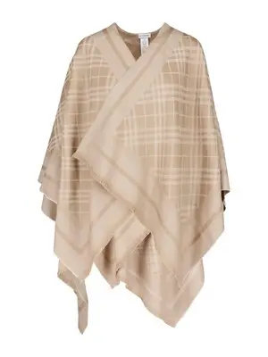 Burberry Wool And Cashmere Cape