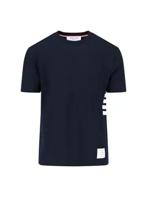 AND WANDER Comme Des Garçons Play T-shirt - Blue