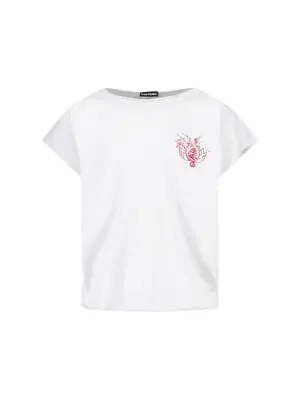 Moncler Moncler Grenoble Cotton Jersey T-shirt With Logo Gray
