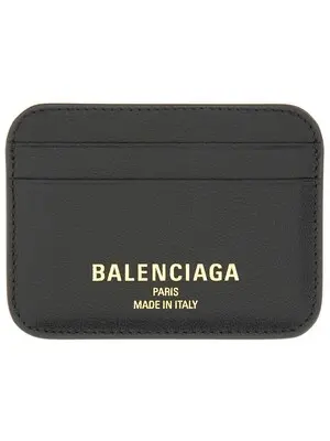 Balenciaga Cash 2.0" Card Holder - Black