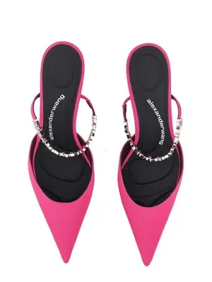 Alexander Wang Delphine Mules - Fuchsia
