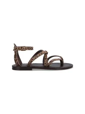 K.JACQUES Epicure Thong Sandals - Brown