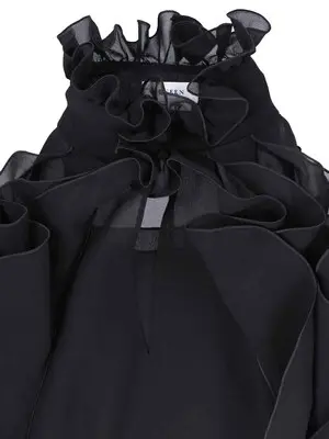 Alexander McQueen Silk Top - Black