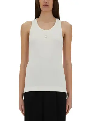 Givenchy Logo Tank Top - White