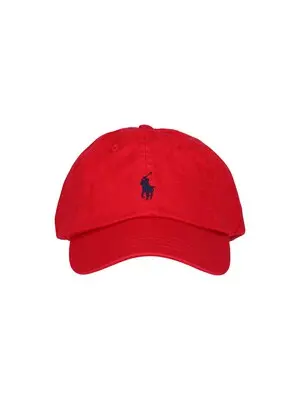 Ralph Lauren Baseball Logo Cap - Red