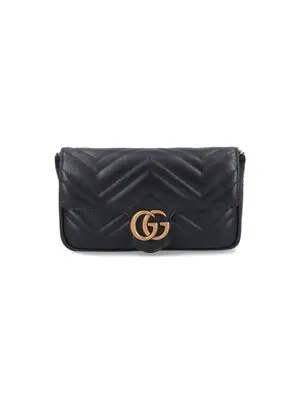 Gucci Gg Marmont Mini Bag - Black