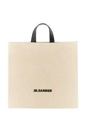 JIL SANDER Medium Tote Bag - Beige