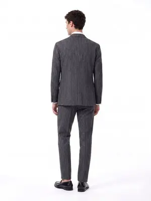 LARDINI Tagliatore Virgin Wool Double-breasted Suit