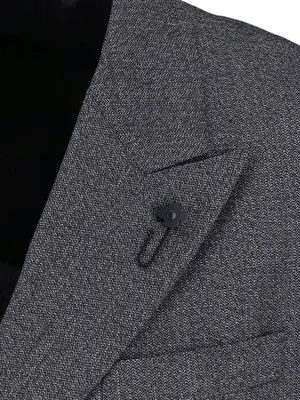 Cesare Attolini Tagliatore Virgin Wool Double-breasted Suit - Gray