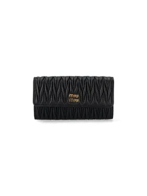 Miu Miu Crossbody Wallet - Black