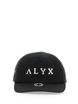 1017 Alyx 9sm Baseball Hat With Embroidered Logo - Black