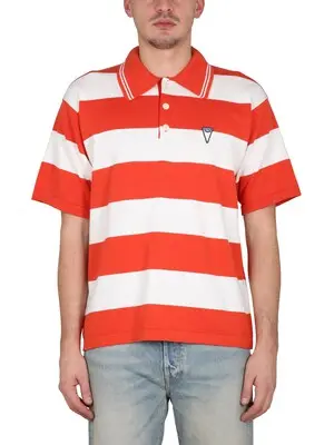 Kenzo Polo Shirt 'nautical Stripes - Red