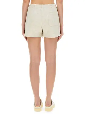 AUTRY Sweatshirt Shorts - Beige