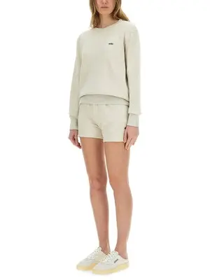 AUTRY Sweatshirt Shorts - Beige
