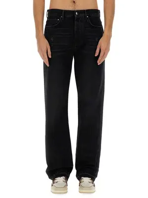 Amiri Straight Leg Jeans - Black
