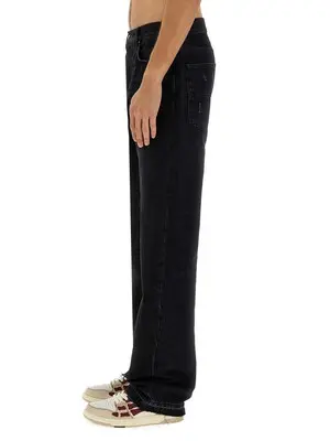 Amiri Straight Leg Jeans - Black