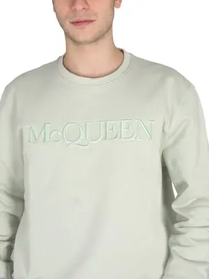 Alexander McQueen Sweatshirt With Logo Embroidery