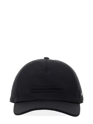 Zegna Baseball Cap With Logo - Blue