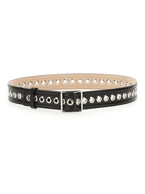 Alexander McQueen Eyelet Embellished Belt