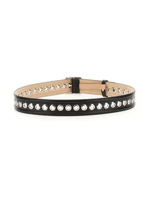 Alexander McQueen Eyelet Embellished Belt