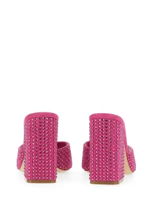 Paris Texas Holly Anja Mules - Fuchsia