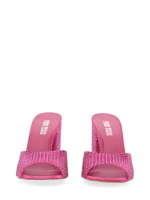 Paris Texas Holly Anja Mules - Fuchsia