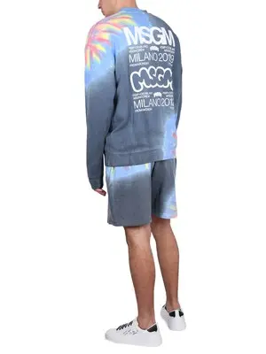 MSGM Sweatshirt With Logo Print - Multicolour