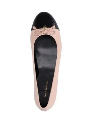 Tory Burch Cap-toe Bow Ballet Flats