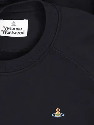 VIVIENNE WESTWOOD Orb Crew Neck Sweatshirt - Black