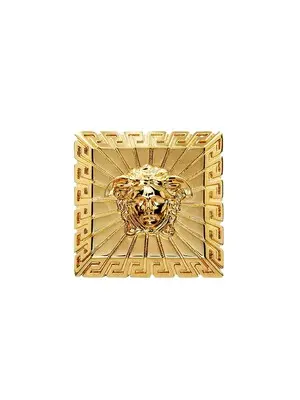 Versace Square Medusa Ring - Gold