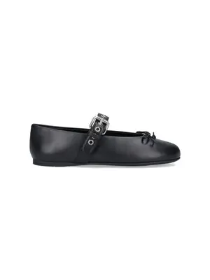 Miu Miu Buckled Flats For Women