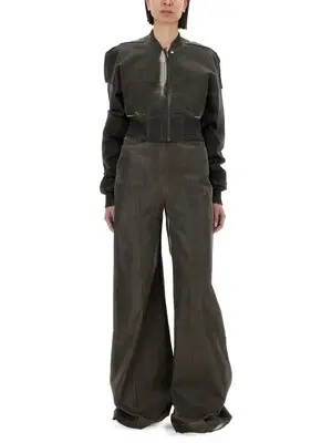 Rick Owens Dirt Cooper' Denim Pants - Grey