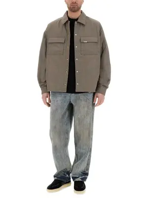 REPRESENT Quilted Overshirt - Green