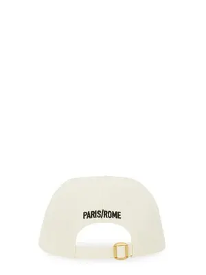 Valentino Garavani Baseball Cap With Embroidery - Ivory