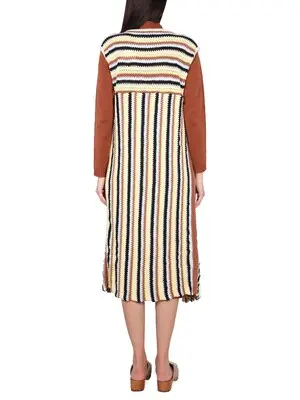 ALYSI Long Striped Vest