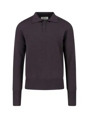 Studio Nicholson Merino Wool Polo Sweater