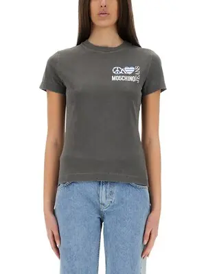 Moschino Jeans Slim Fit T-shirts For Women
