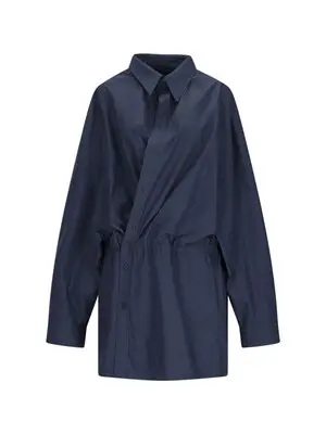 Attico Mini Chemisier Dress - Blue