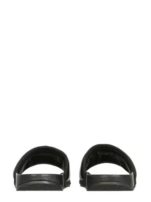 AMBUSH Leather Slide Sandals - Black